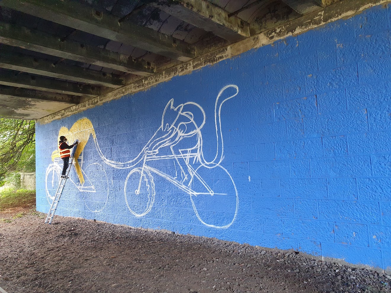 Street art for Deeside Way – rachel.blog