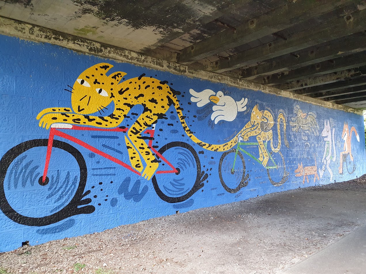 Street art for Deeside Way – rachel.blog